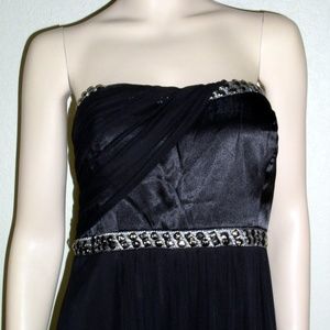 Onyx Nite | Dresses | Onyx Nite Nwt Long Strapless Formal Gown 228 ...